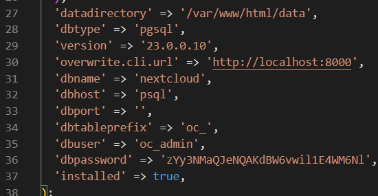 Docker安装nextcloud并使用postgresql数据库 | 03的开发日志